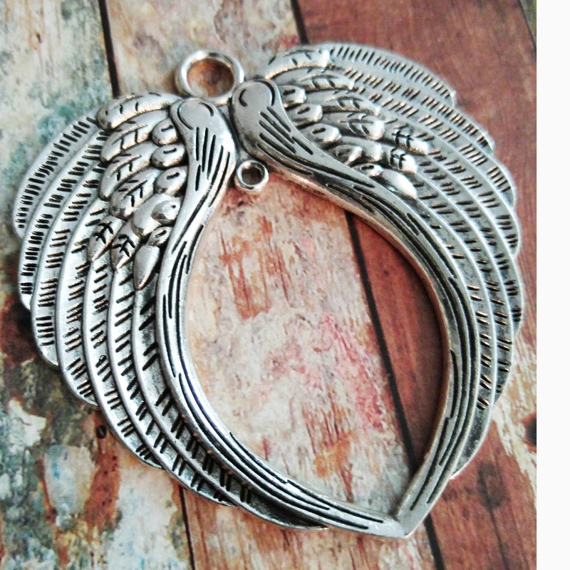 Angel Wing Pendant - Etsy