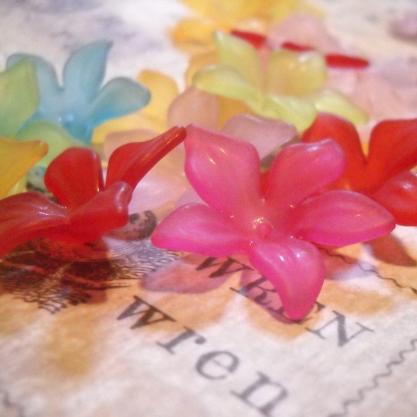 Acrylic Flower Bead - Etsy