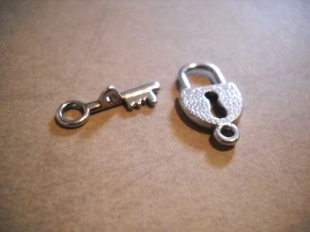 Toggle Clasps Lock Toggle Clasps Key and Key Hole Clasps Steampunk ...