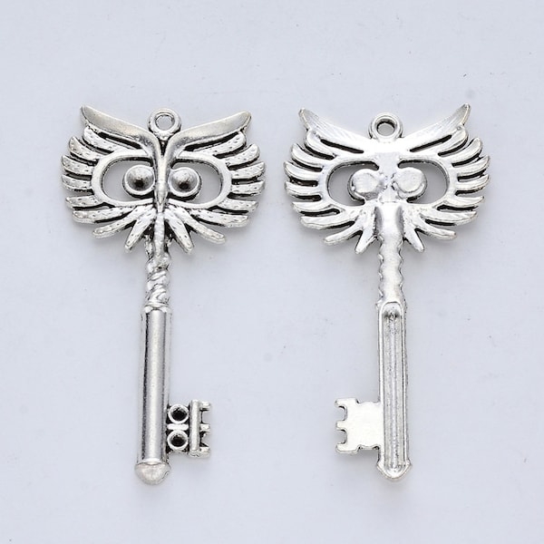 Skeleton Key Owl - Etsy