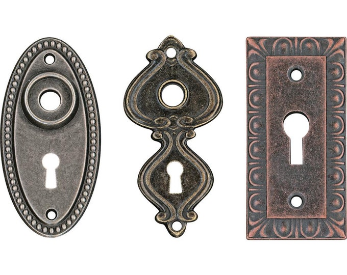 Keyholes Connectors Key Holes Skeleton Keyhole Steampunk Keyhole ...