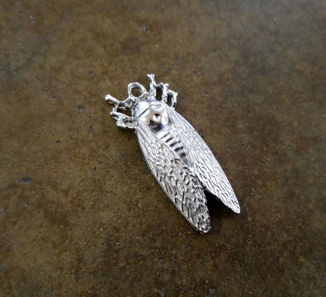 Cicada Charm Cicada Pendant Insect Charm Bug Charm Summer Charm Locust ...