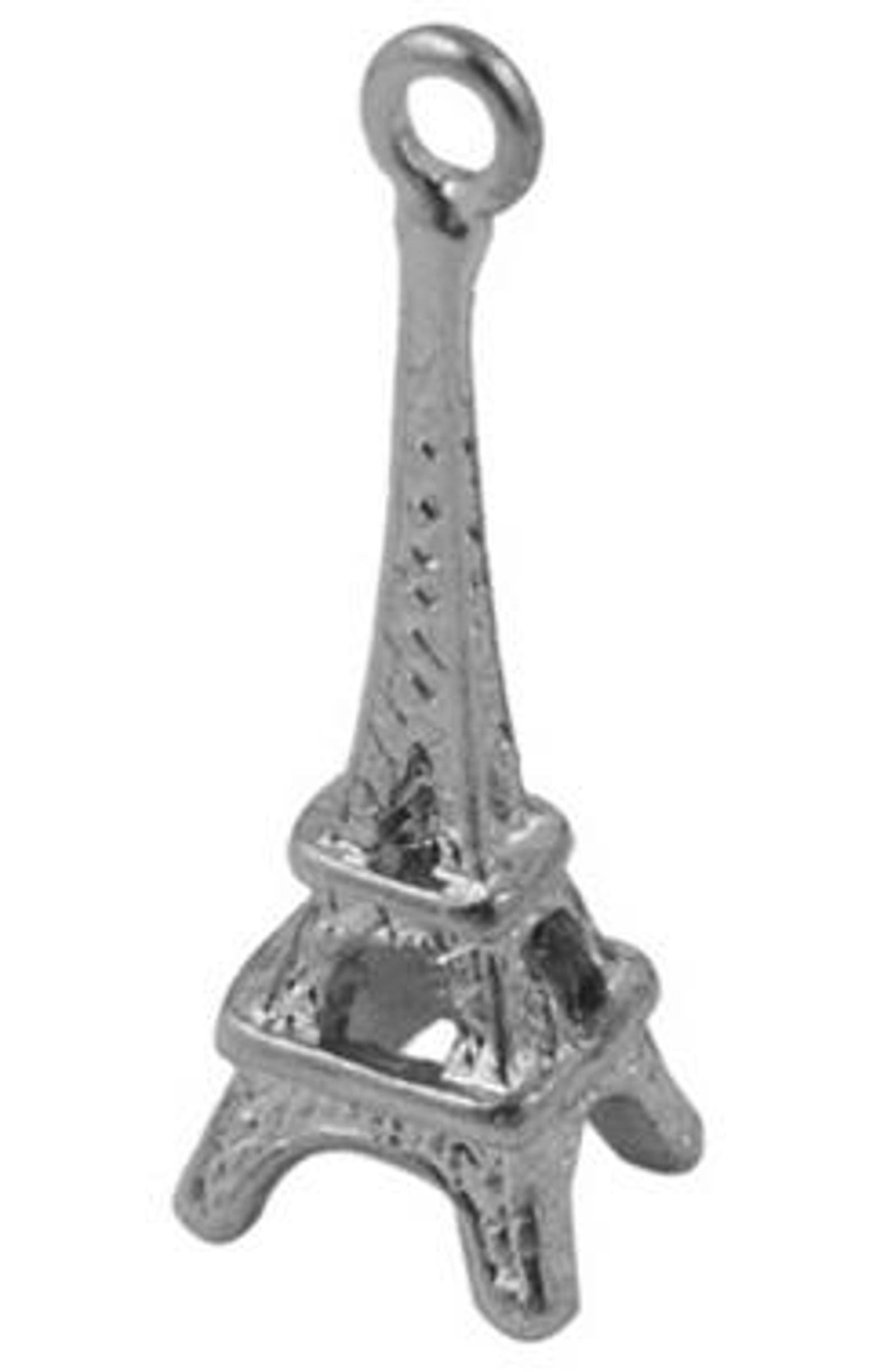 Eiffel Tower Charms Paris Charms Silver Eiffel Tower France Charms ...