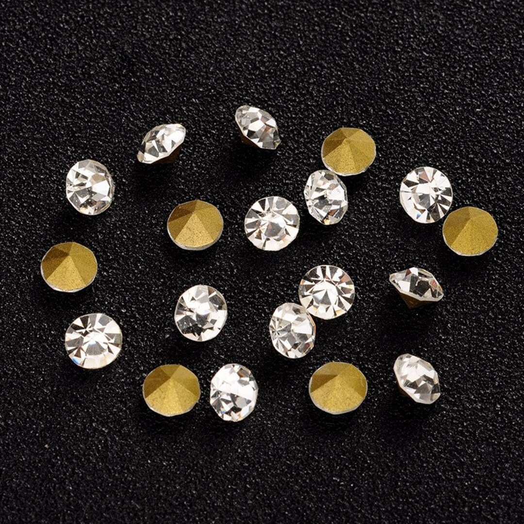 Clear Rhinestones 3mm Rhinestones Cone Rhinestones Pointed - Etsy Canada