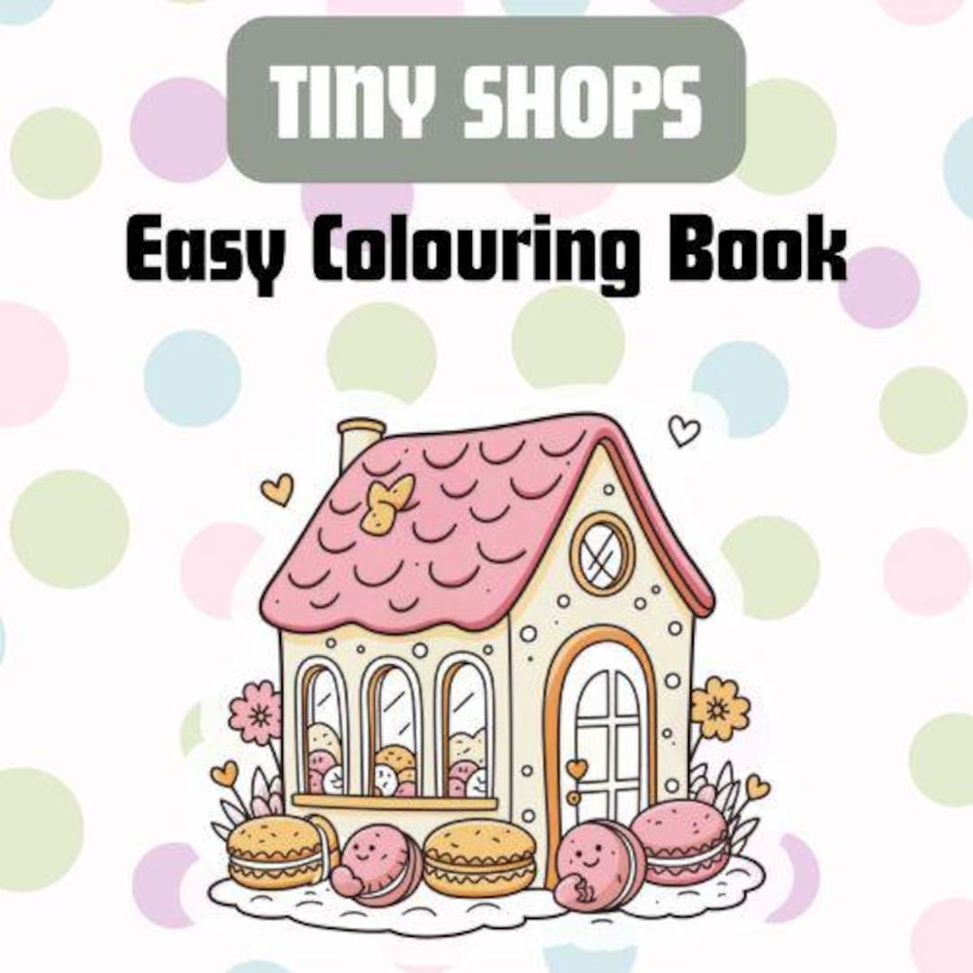 15 Tiny Shops Coloring Pages Kawaii Coloring Cute and Easy Coloring for ...