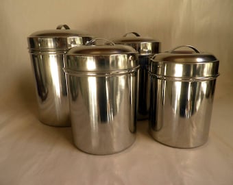 4 piece canister set | Etsy