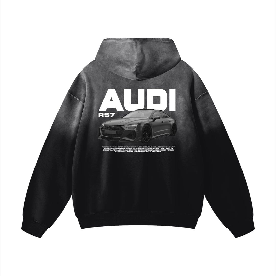 Audi RS7 Inspired Hoodie | RS7 Sportback Streetwear | Car Guy Gift ...