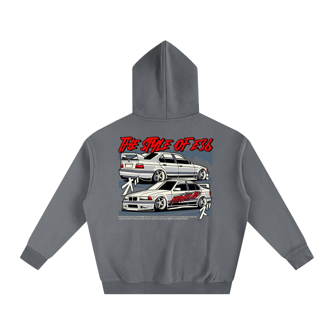 BMW E36 Oversized Hoodie, Classic 90s BMW Sweatshirt, Drift Car Hoodie ...