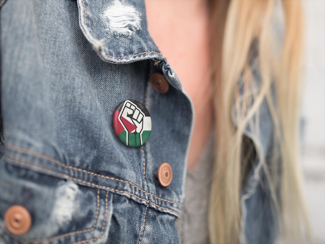 Palestine Pin, Palestine Badge, Palestine Patch, Support Palestine Gaza ...
