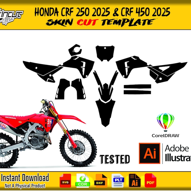 Crf250 Graphics Kit - Etsy