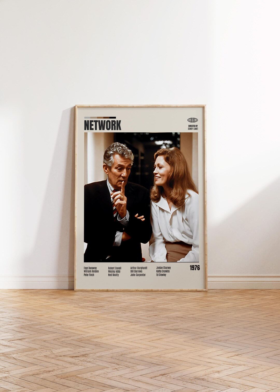 Network,sidney Lumet,minimalist Movie Poster, Retro Movie Poster, Mid ...