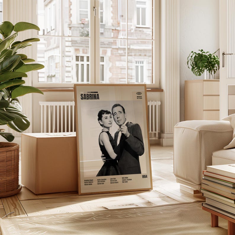 Sabrina Movie Poster: Billy Wilder Film, Retro Mid-century Art Print - Etsy