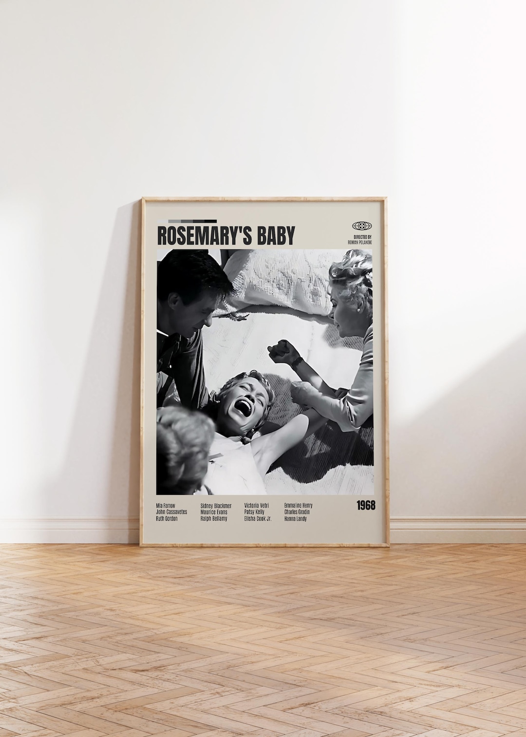 Rosemary's Baby,roman Polanski,minimalist Movie Poster, Retro Movie ...