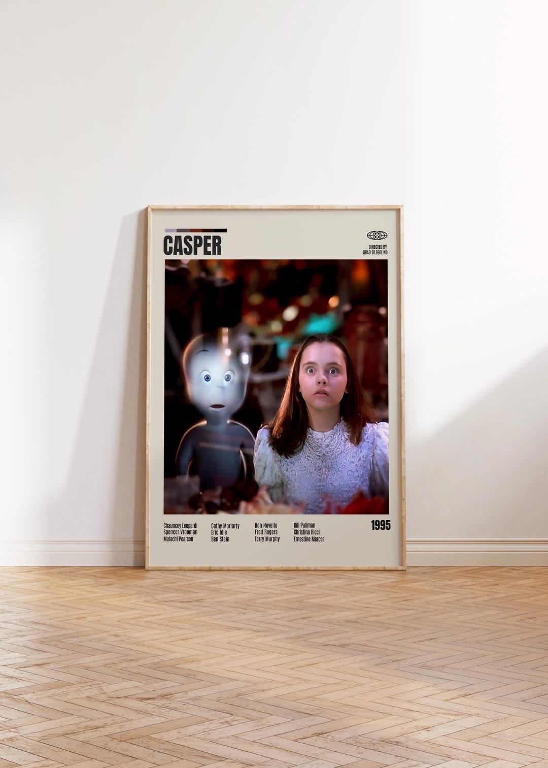 Casper Movie Poster: Minimalist Retro Art Print - Etsy