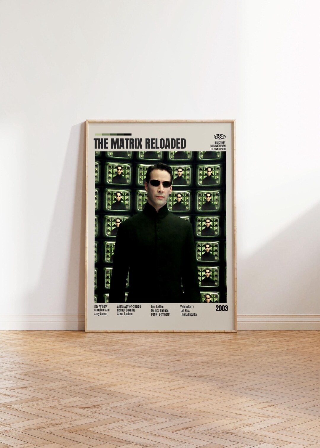 The Matrix Reloaded,lana Wachowski-lilly Wachowski,minimalist Movie ...