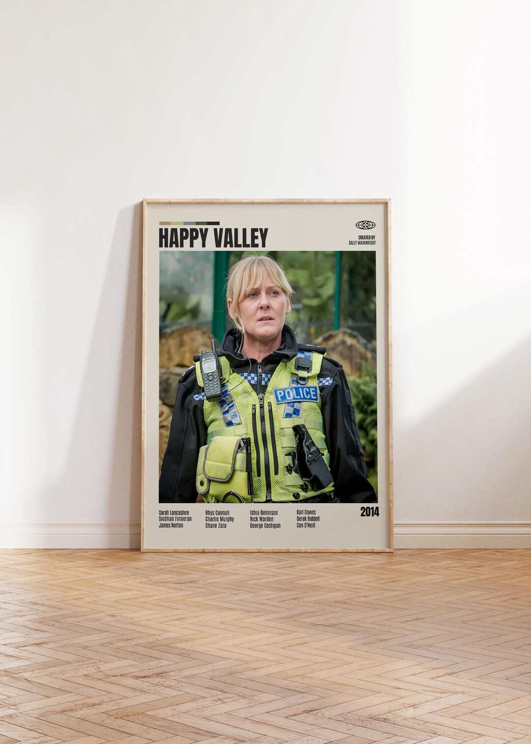 Happy Valley,sally Wainwright,minimalist Movie Poster, Retro Movie ...