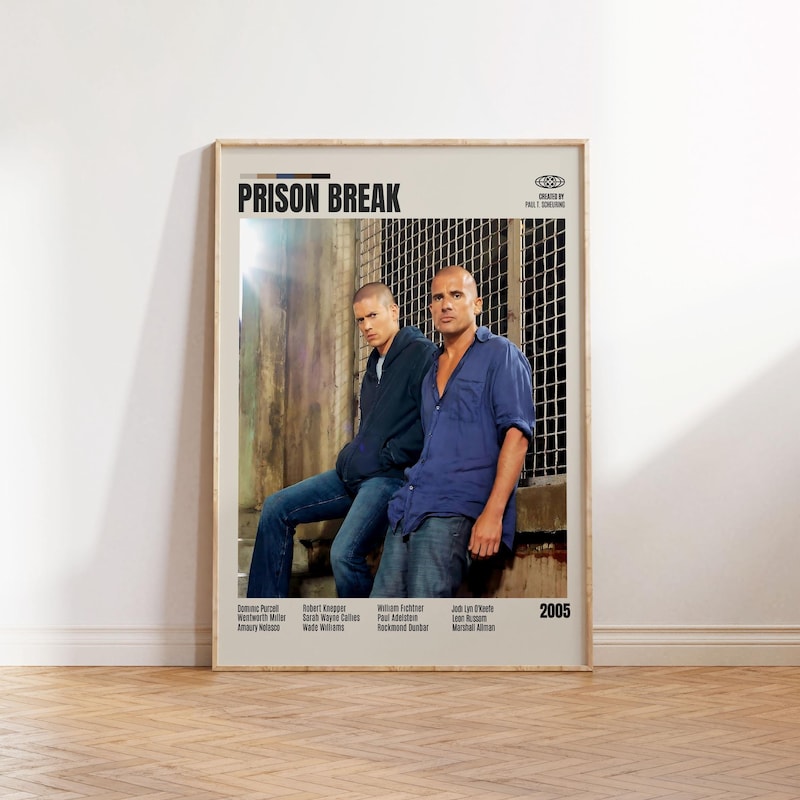 Prison Break Poster Wentworth Miller - Etsy