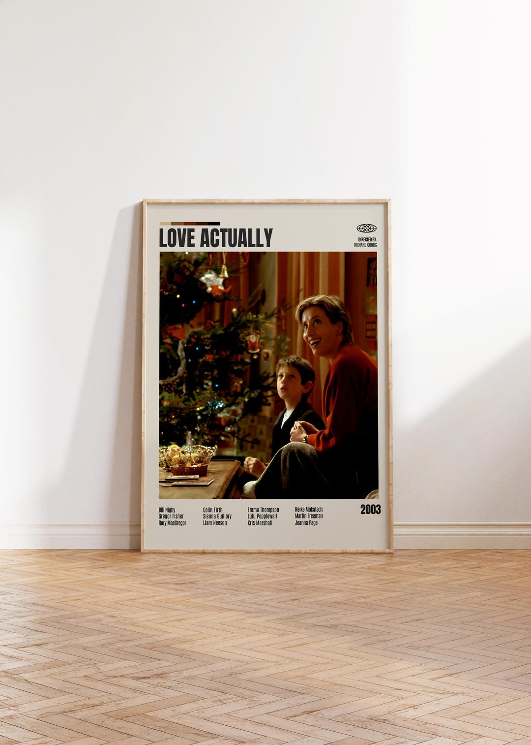 Love Actually Movie Poster: Minimalist Retro Art Print - Etsy