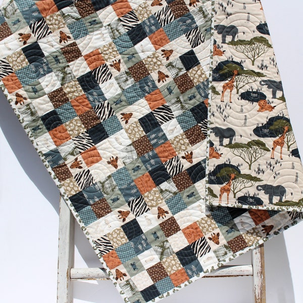 Safari Baby Quilt Pattern - Etsy