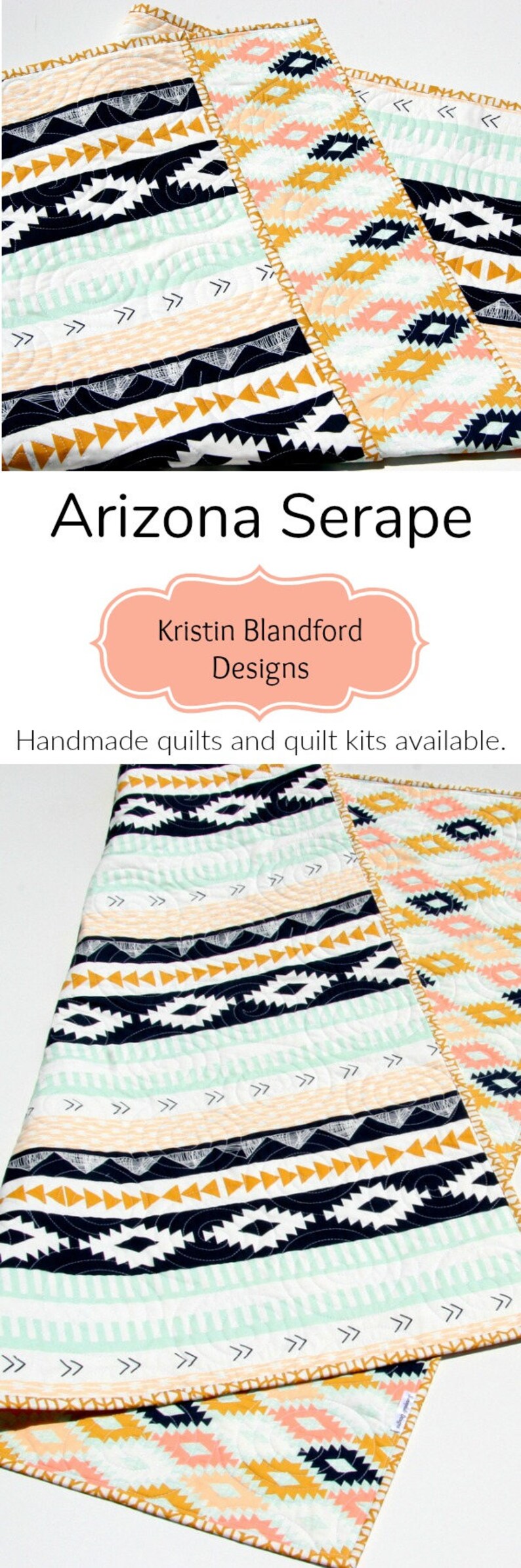 Aztec Crib Bedding Arizona Baby Blanket Southwest Crib - Etsy