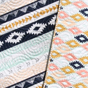 Aztec Crib Bedding, Arizona Baby Blanket, Southwest, Crib Quilt ...