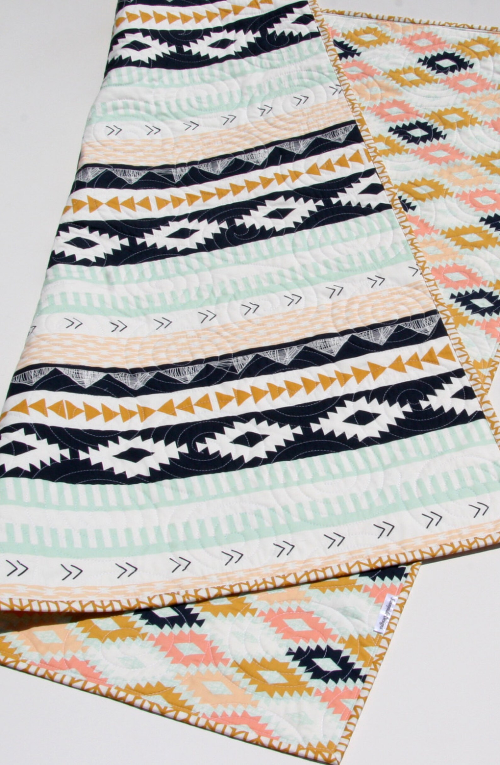 Aztec Crib Bedding, Arizona Baby Blanket, Southwest, Crib Quilt ...
