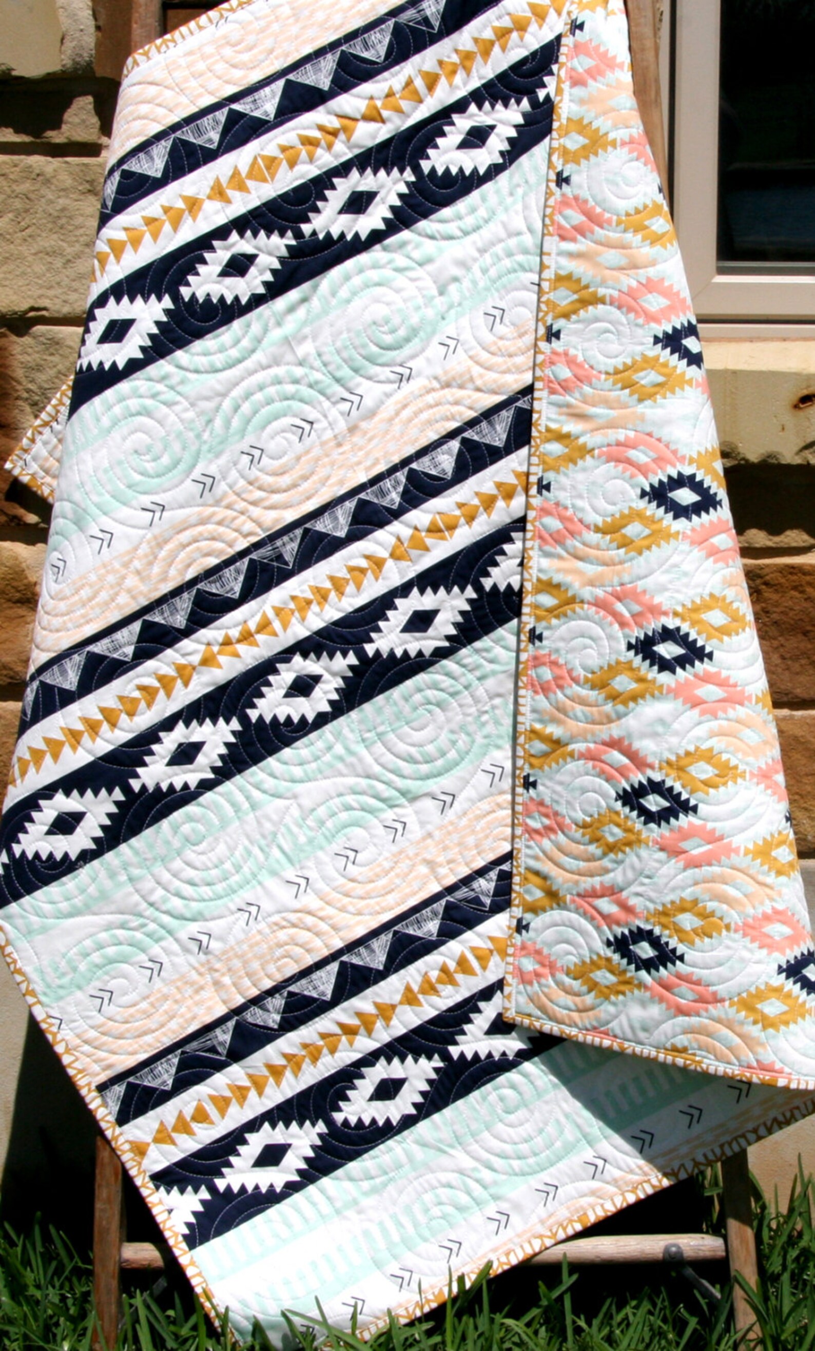 Aztec Crib Bedding Arizona Baby Blanket Southwest Crib - Etsy