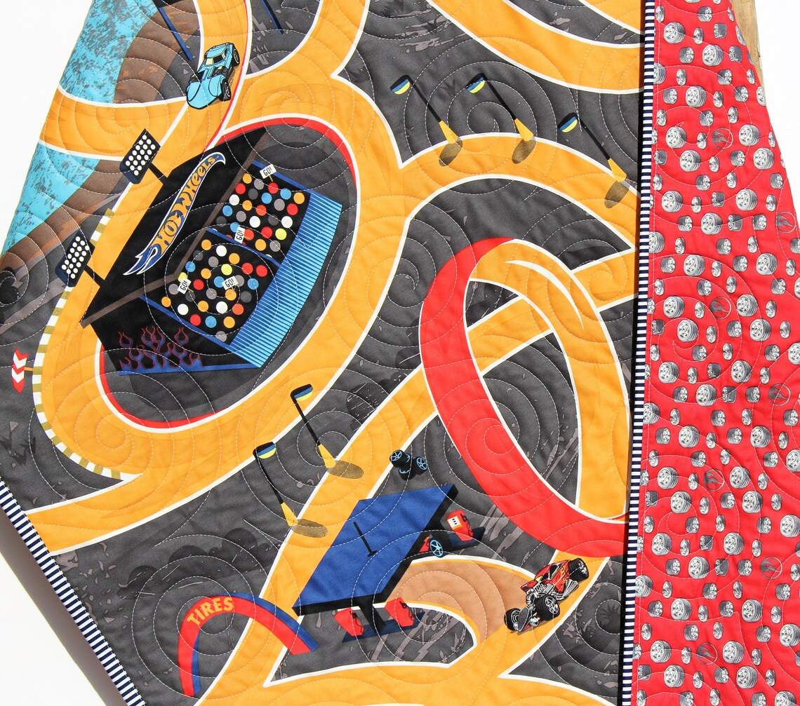 Playmat Quilt Roadway Baby Blanket Nursery Bedding Newborn Boy Cars ...