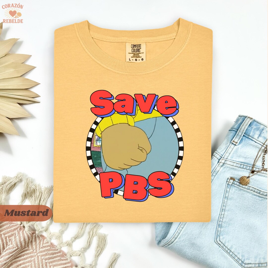 Save PBS Shirt: Arthur Fist Graphic Tee - Public Broadcasting Support ...