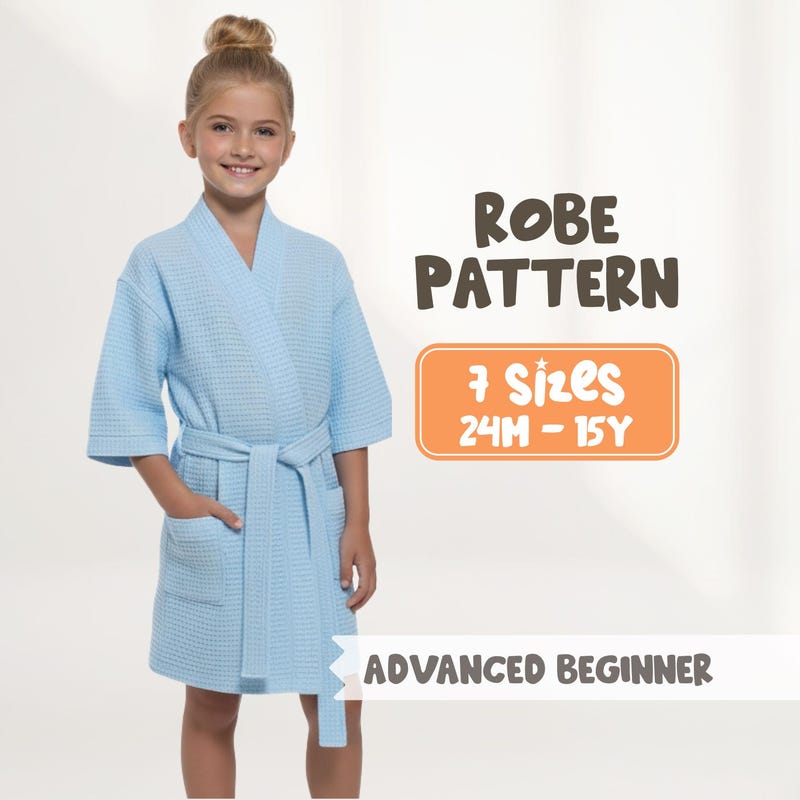 Robe Wrap Kimono Pattern - Etsy