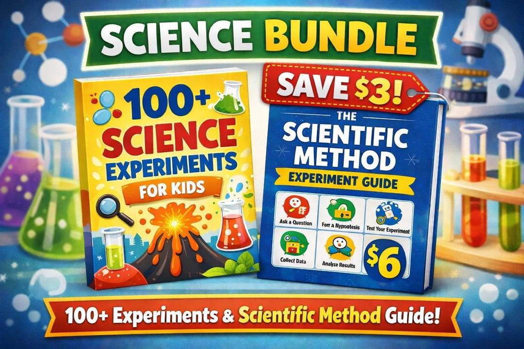 Science Experiments Bundle | 100+ Hands-on Experiments + Scientific ...