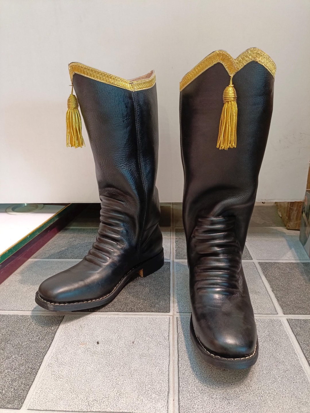 19th Century Hessian Boots – Custom Handmade Leather Reenactment Riding ...