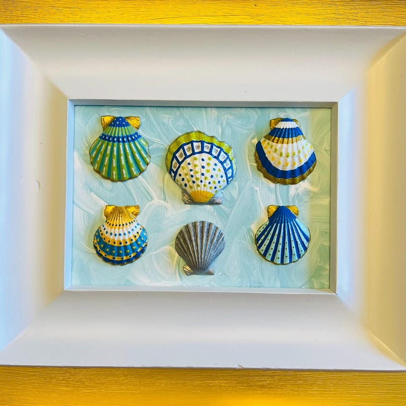 Painted Seashells - Etsy