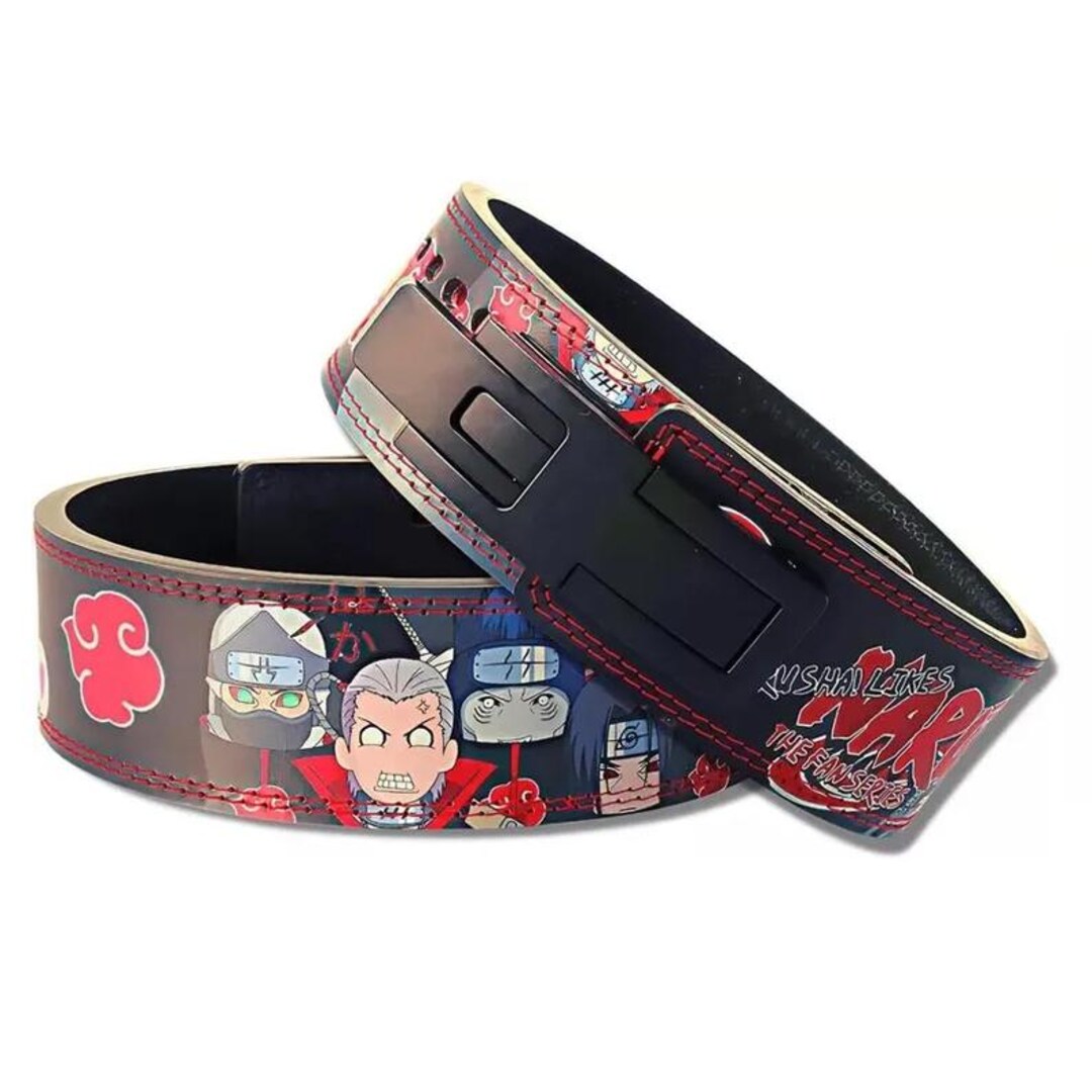 Naruto Akatsuki Lever Belt | Anime Weightlifting Powerlifting Belt ...