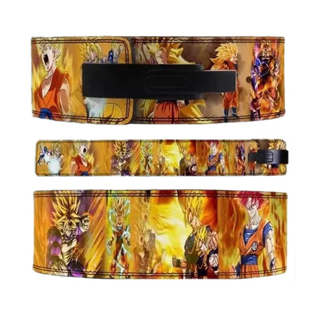 Goku Super Saiyan Lever Belt – Dragon Ball Z Gym Belt for Powerlifting ...