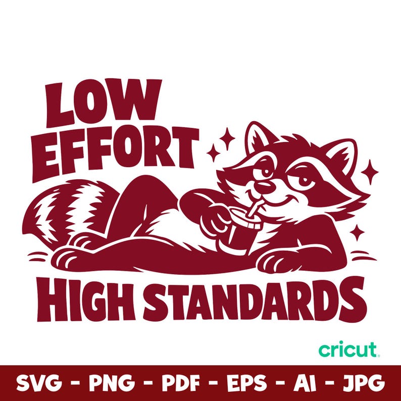 Funny Raccoon SVG | Sarcastic Quote Design, Cricut Cut File (digital ...