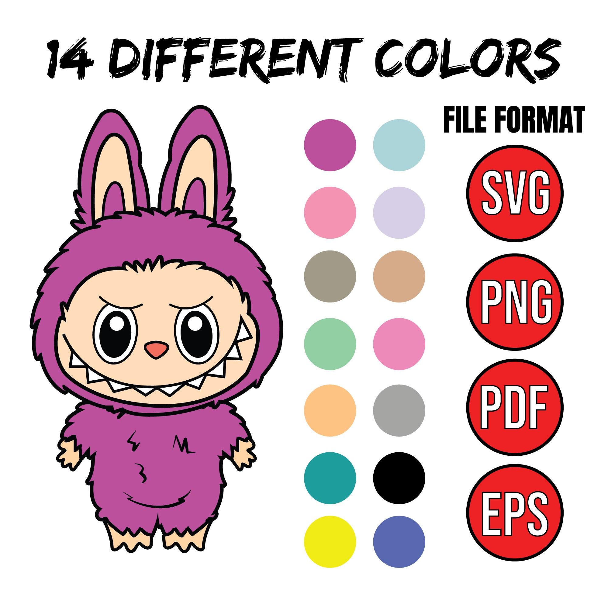 Labubu Designs SVG Bundle, Labubu Clipart, Labubu PNG, Cute Labubu ...