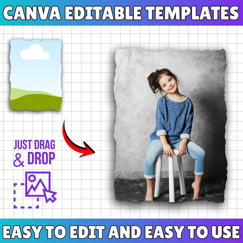 Canva Editable Templates Bundle, Frame Mockup Shapes Pack, Social Media ...