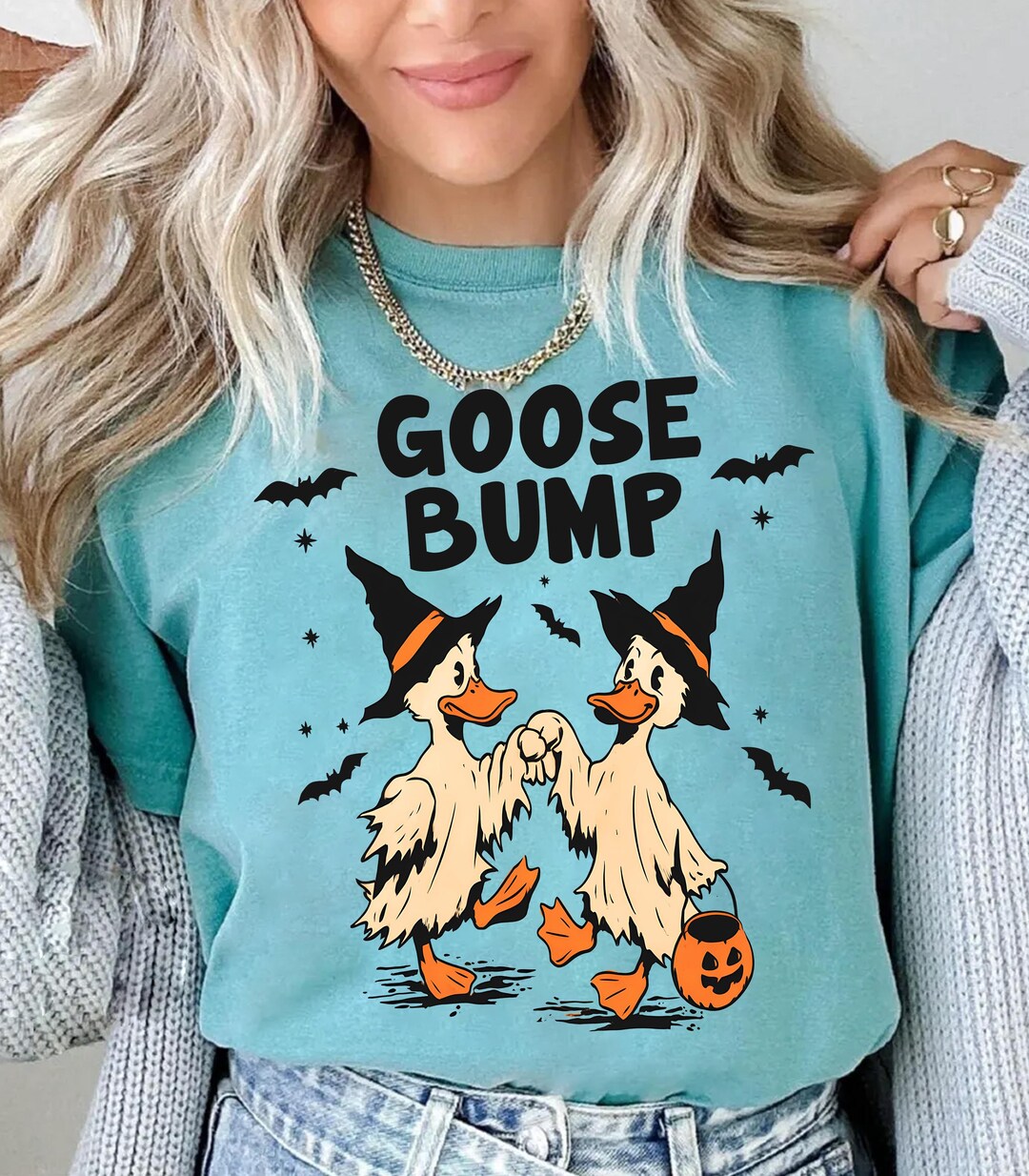 Funny Halloween Goose PNG: Spooky Ghost Ducks Sublimation Design - Etsy
