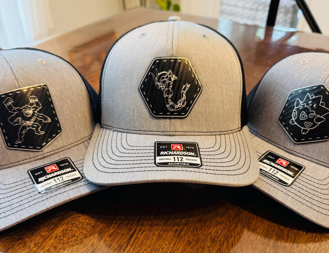 Custom Engraved Poke Character Hat, Anime Trucker Cap - Etsy
