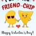 Friend-chip Valentine Printable | Kids Classroom Card - Etsy