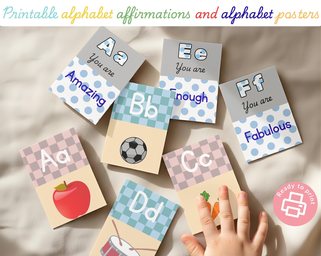 Positive Affirmation Cards for Kids Printable Preschool Affirmations ...