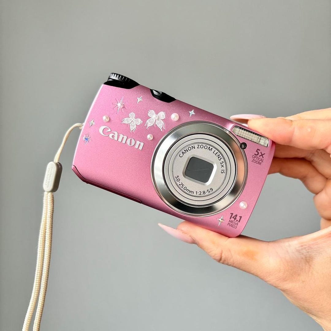 Canon Powershot Digital Camera Digi Cam in Baby Pink - Etsy