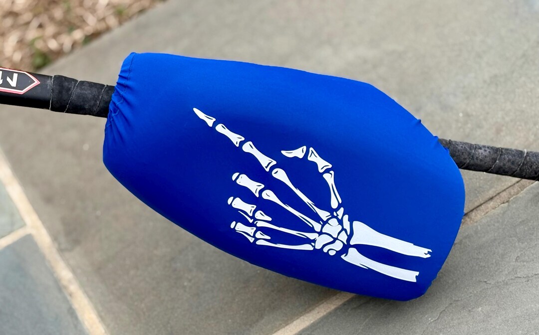 Royal Blue W/ Skeletal Hand Smooth Nylon Spandex Indoor Goalie RIGHT ...