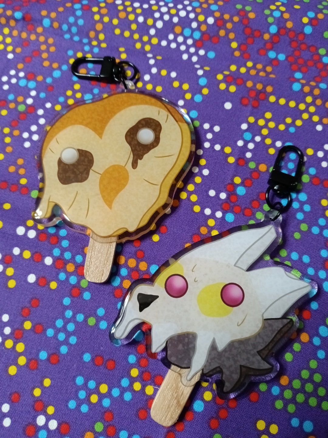 Hooty and King Melting Popsicles! - Owl House Inspired Acrylic Charms ...
