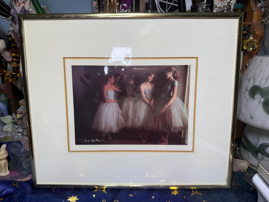 Ballerina Golden Picture Made by David Hamilton Vintage - Etsy