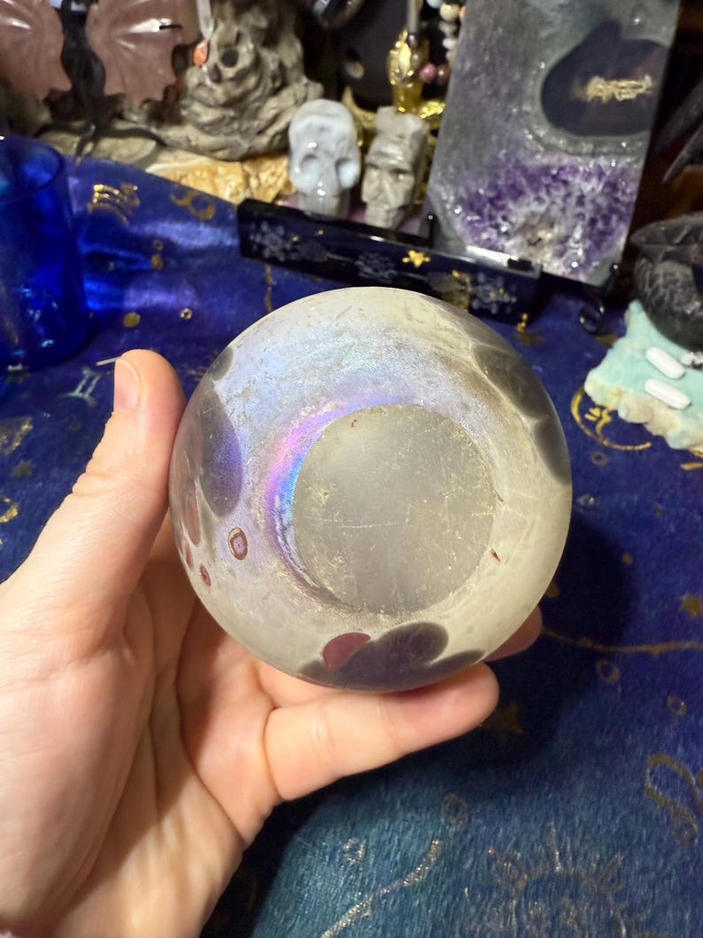 Vintage Studio Art Irresdecent Perfume Bottle Blown Glass - Etsy