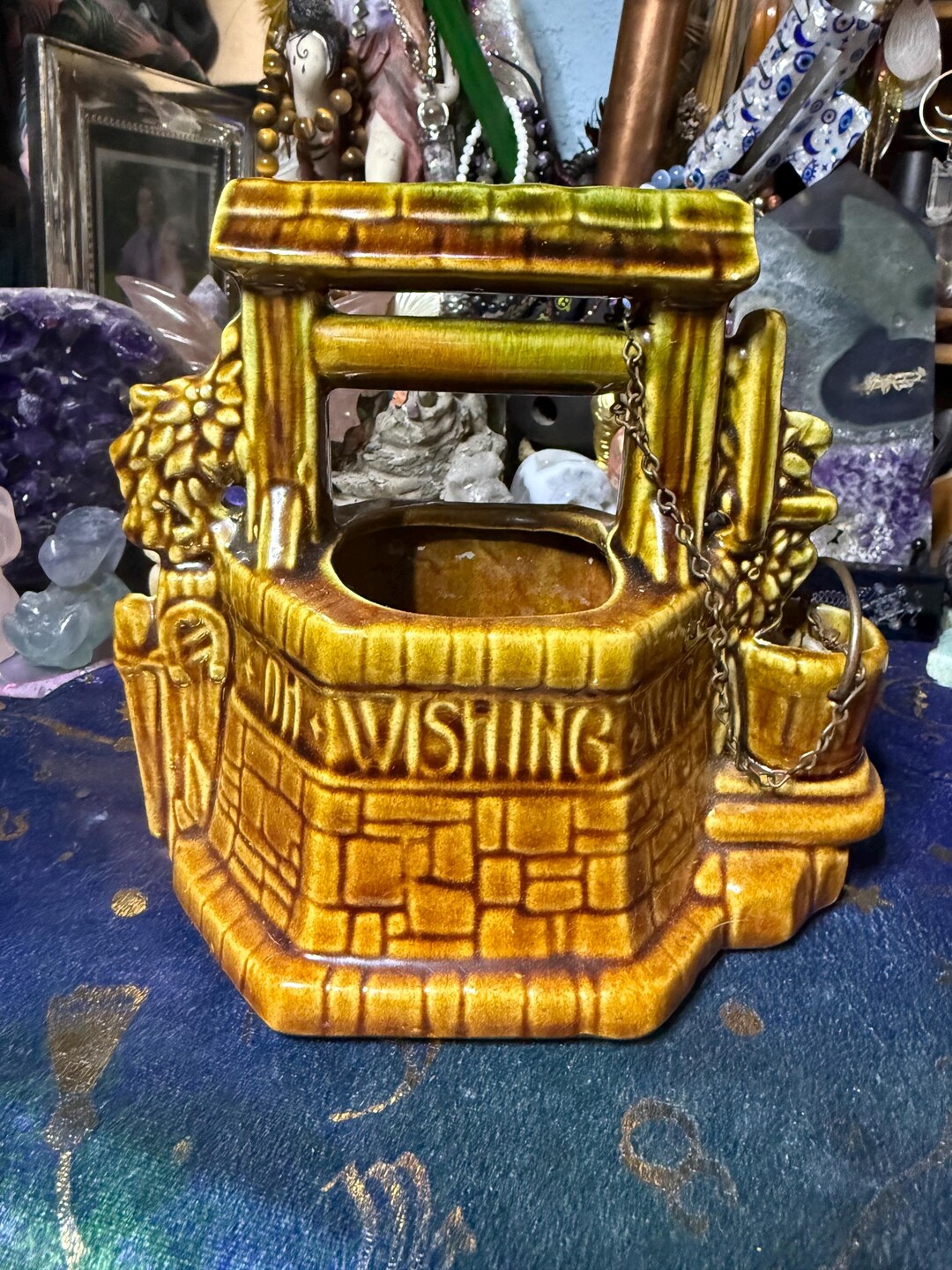 Vintage 1960s Mccoy Wishing Well Pottery Planter - Etsy