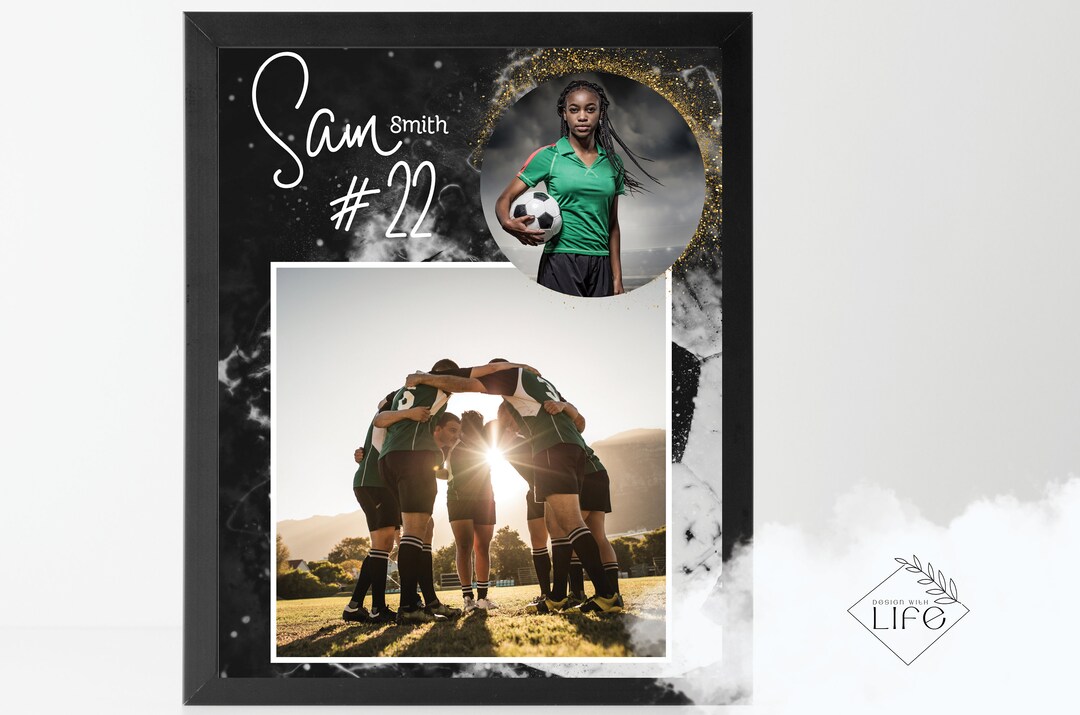 Soccer Memory Mate Template: 8x10 Sports Photo (canva Pro) - Etsy