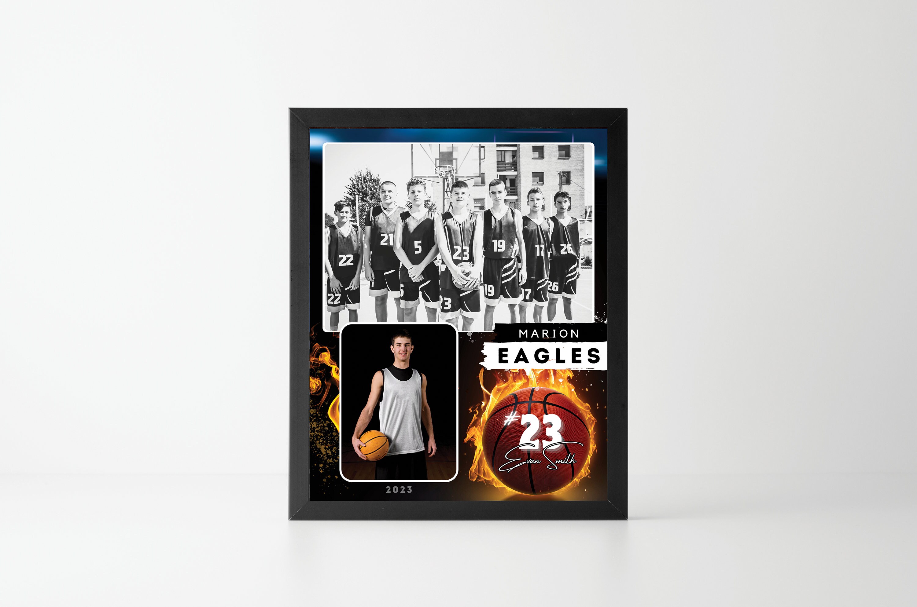Memory Mate Basketball Template for Canva - Showcase Your Players With ...